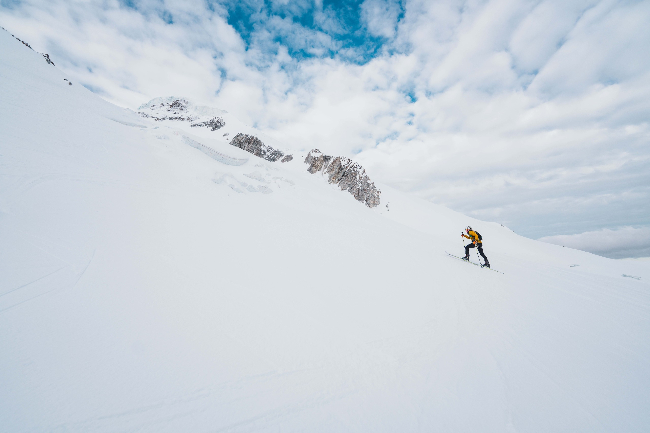 Anna DeMonte Records the Fastest Known Women’s Ski Time on Mont Blanc
